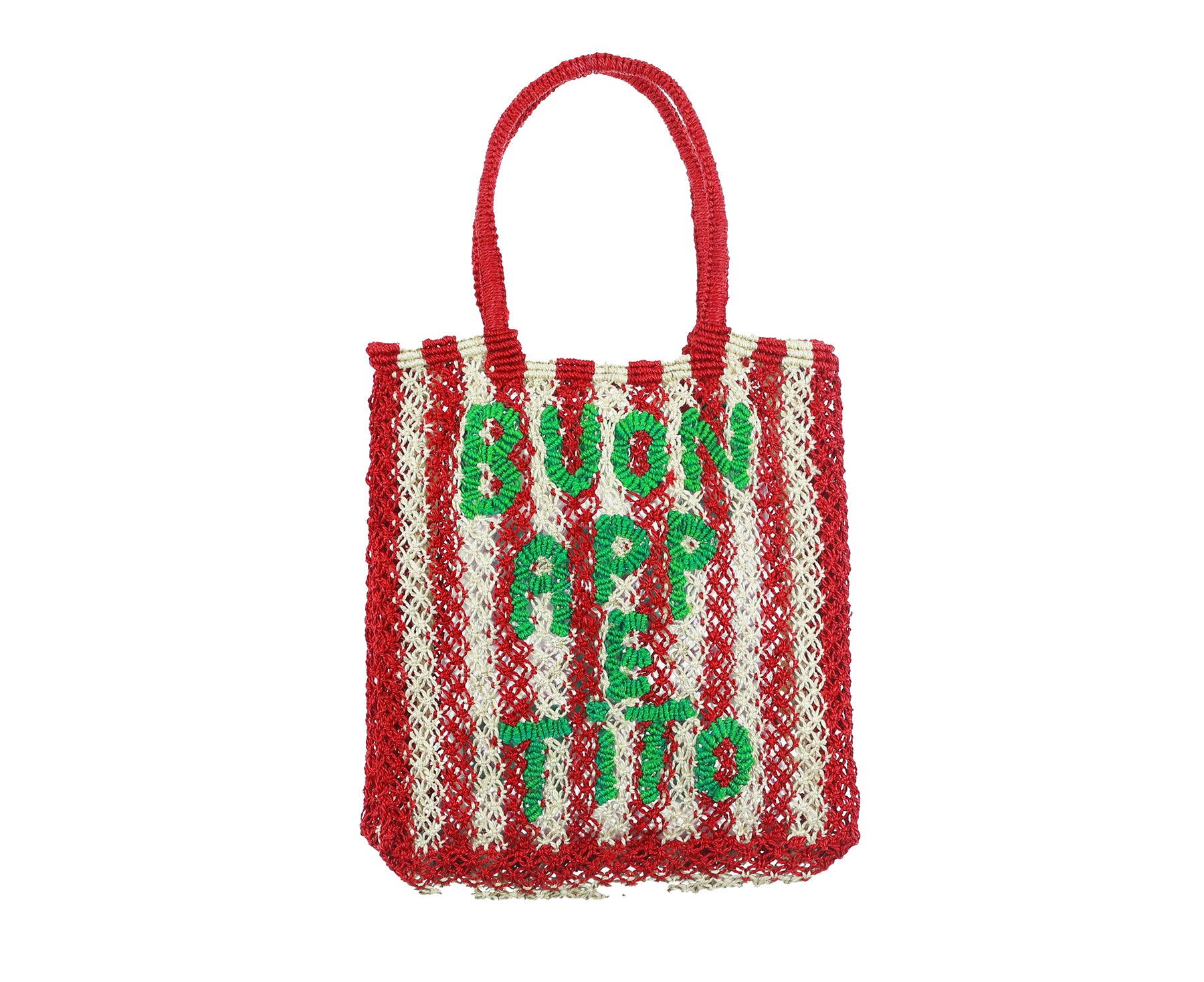 Jute Word Bag - Buon Appetito in Red - by The Jacksons – Gretel Home
